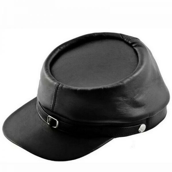 American Civil War Leather Kepi Cap Replica History Confederate ...