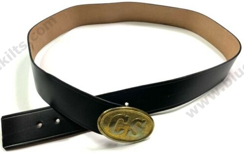 CIVIL WAR CS CONFEDERATE ENLISTED FIELD BELT & BUCKLE – Blue Kilts