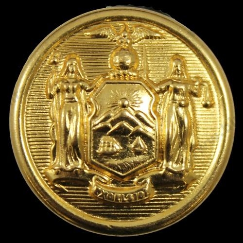 New York State Seal Button Small – Blue Kilts