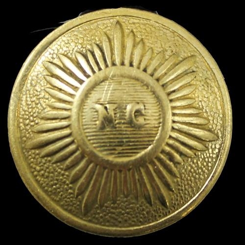 North Carolina NC Sunburst Button – Blue Kilts