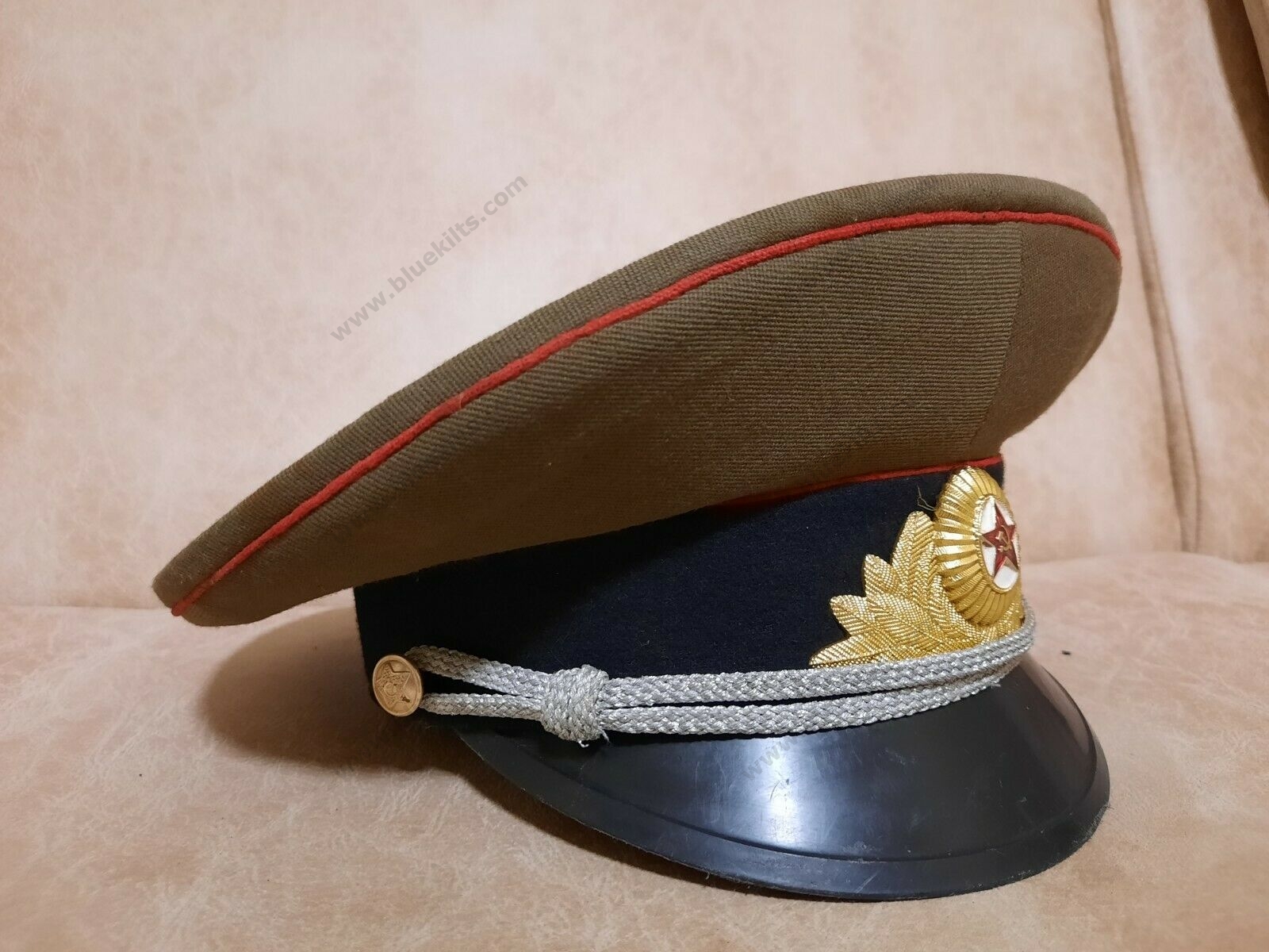 Russian Soviet MVD BB Officer Parade Uniform Cap Hat USSR Size 56 ...