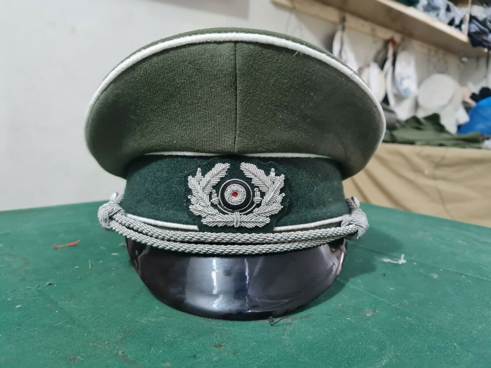 WW2 German Forrestry Army Military Generals Officers Wool Crusher Visor ...