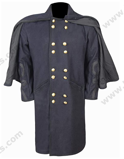 US Civil War Union Lt’s Colonel Cloak Coat – Blue Kilts