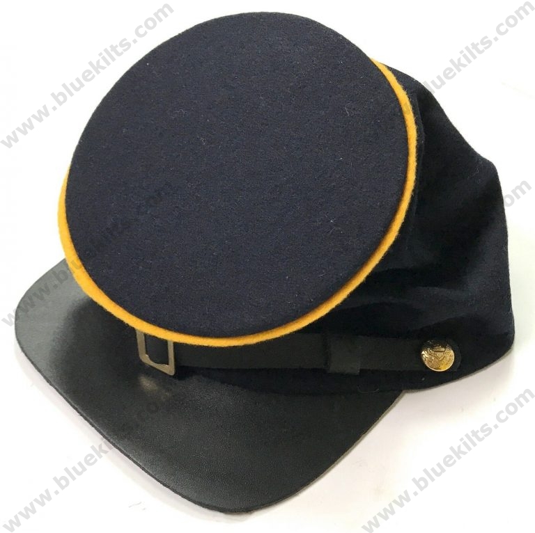CIVIL WAR US UNION BLUE WOOL CAVALRY FORAGE CAP HAT-MEDIUM – Blue Kilts