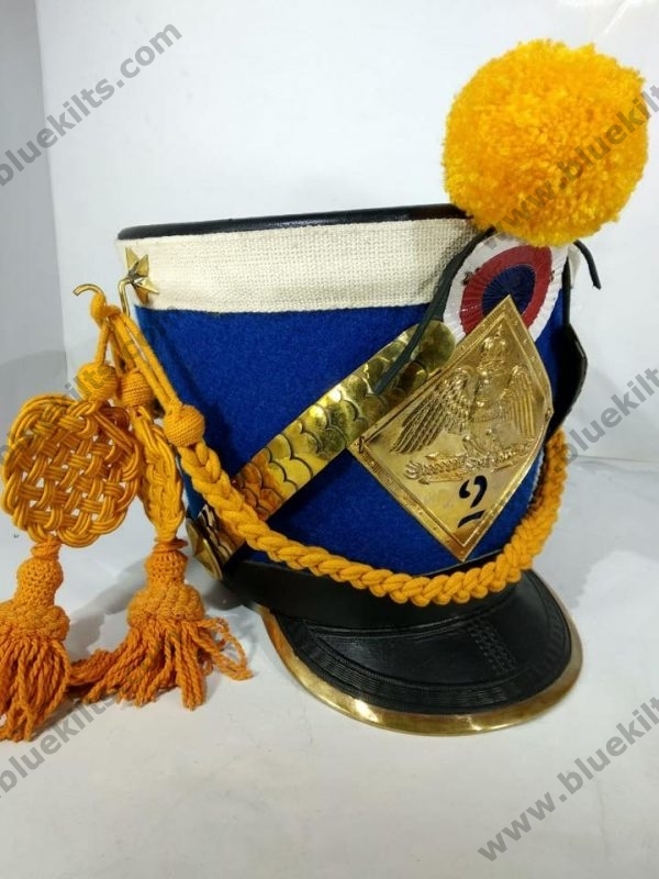 Shako hats with accessories – Blue Kilts