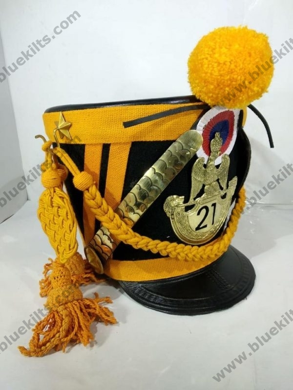 Shako hats with accessories – Blue Kilts